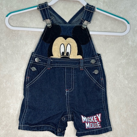 Disney | Bottoms | Disney Baby Mickey Mouse Overalls 2 Months | Poshmark